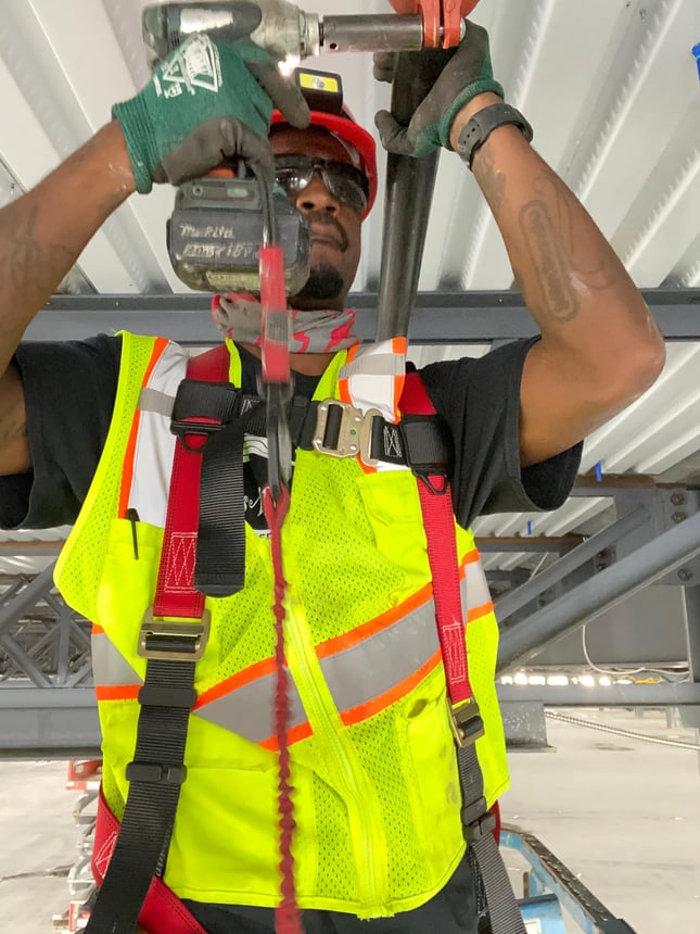 VIP graduate embraces new career as a sprinkler fitter