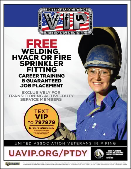 Veterans in Piping Materials and Flyers - UA VIP